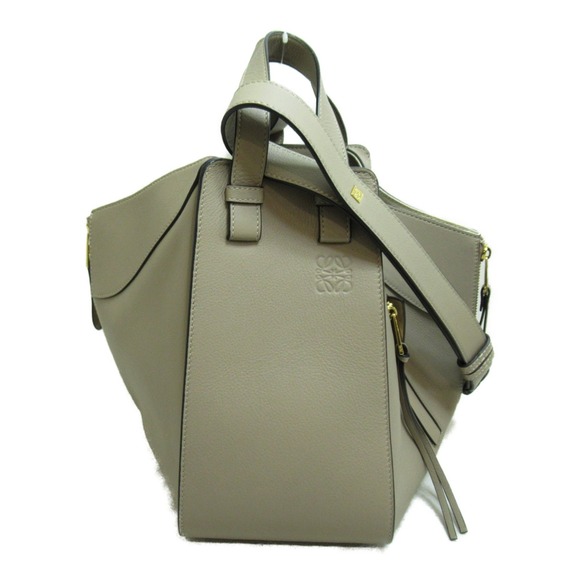Loewe | Bags | Loewe Hammock Small Shoulder Bag Gray Greige Leather ...